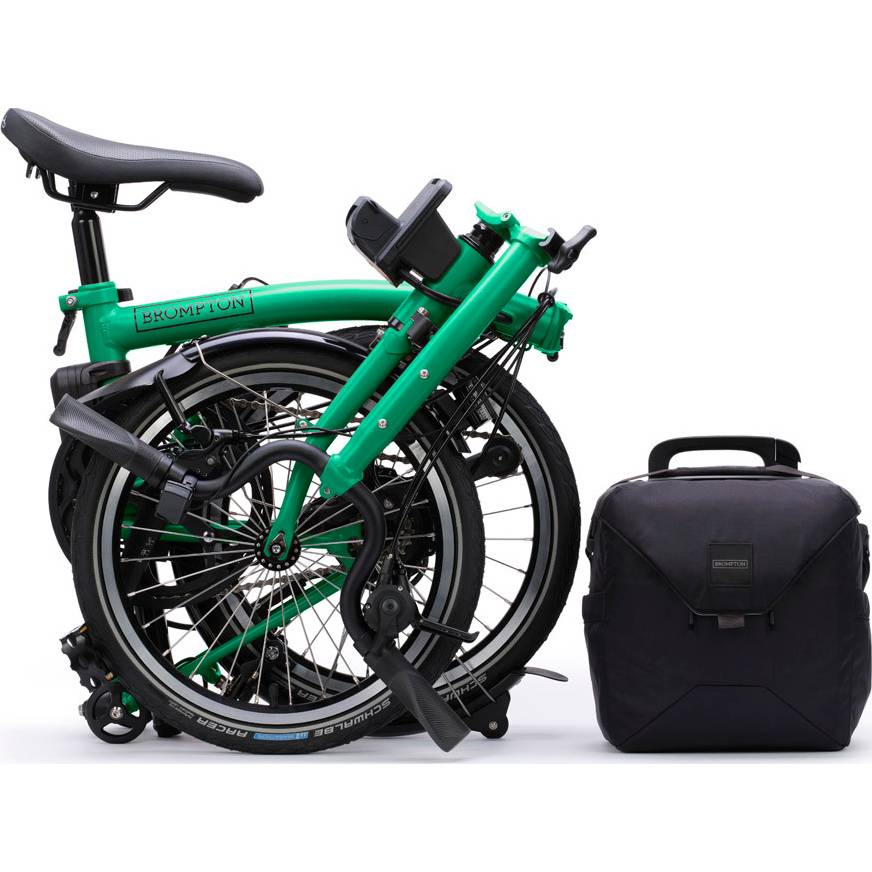 Brompton Electric C Line e-Motiq system 4-speed Mid Handlebar Electric Folding Bike | Cycle ...